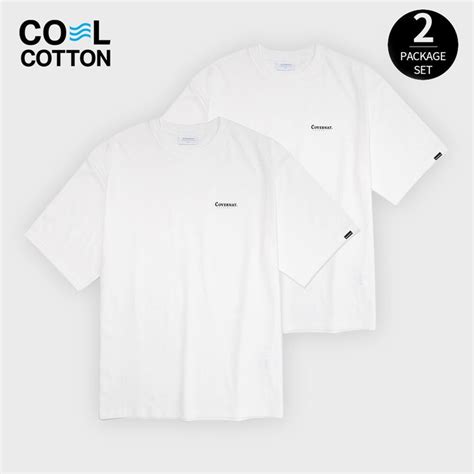 쿨 코튼 2 Pack 티셔츠 화이트 감도 깊은 취향 셀렉트샵 29cm