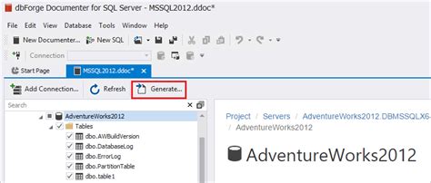 How To Quickly Generate Documentation For Your SQL Server Database Devart Blog