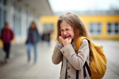 Kind Das In Der Schule Wegen Mobbing Leidet Kostenlose Foto