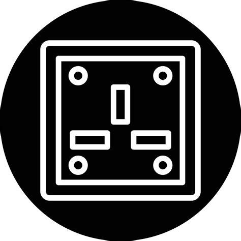 Wall Socket Vector Icon Design Vector Art At Vecteezy