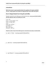 Uli101 Command Practice 12 Sed Utility Docx ULI101 Linux Command Practice 12 Using The Sed
