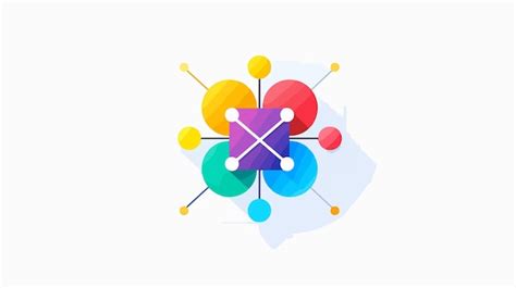 Colorful Connection Icon Vector Illustration Premium Ai Generated Vector