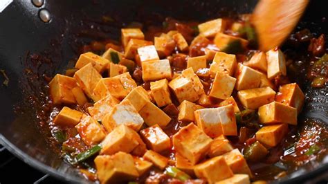 Korean Style Mapo Tofu Mapadubu 마파두부 Recipe By Maangchi
