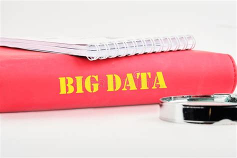 The Concept Of Technology And Development Phrase Words Text Big Data On The End Of The Book