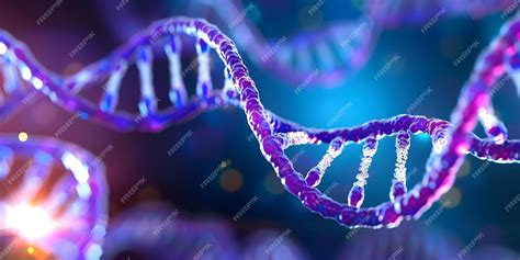 Illustration Of Dna Replication And Genetic Inheritance In Scientific