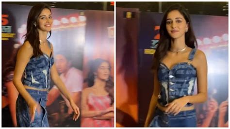 Dream Girl 2 Screening Ananya Panday Smiles At Paps When Asked To Pose
