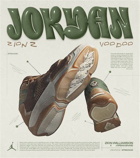 Jordan Zion2 Voodoo Poster In 2024 Shoe Poster Graphic Shapes Design