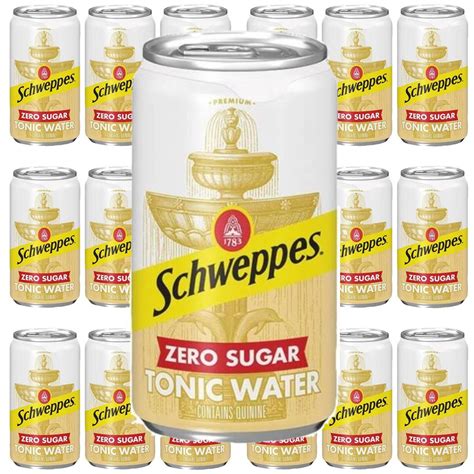 Buy Schweppes Zero Sugar Tonic Water Oz Mini Cans Units Online At Lowest Price In Ubuy