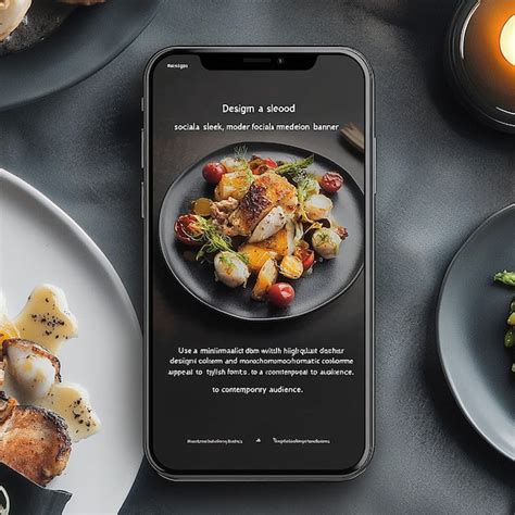 A Menu For A App App That Saysthe Menu Of Foodon It Premium Ai