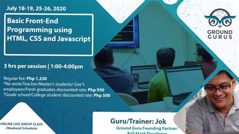Gg Tech Webinar Basic Web Programming With Html Youtube