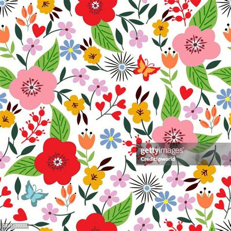 Floral Seamless Pattern High Res Vector Graphic Getty Images