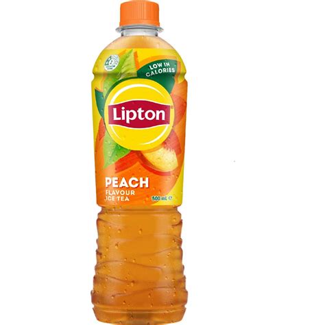 Lipton Ice Tea Peach Tea Iced Tea Bottle Ice Tea 500ml Woolworths