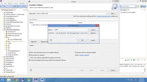 How To Install Phonegap Eclipse Plugin For Android Android Dhoom