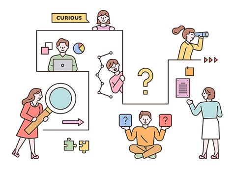 유토이미지 카페에 앉아 커피를 마시는 사람들 심플한 벡터 스타일의 일러스트레이션