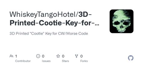 releases · whiskeytangohotel 3d printed cootie key for cw morse code · github