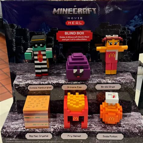 Mcdonalds Minecraft Movie 2025 Mcdo Minecraft Happy Meal Collectible