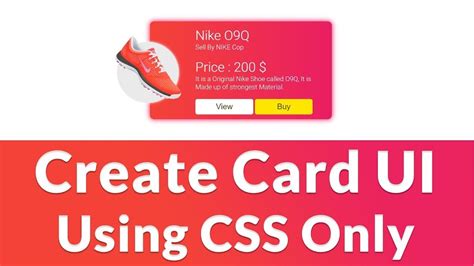 How To Create Beautiful Card UI Using CSS Study Read Educate