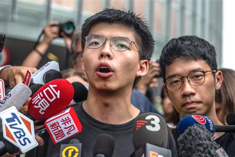 Hong Kong Democracy Activist Joshua Wong Among 3 Arrested Before