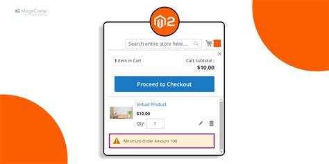 How To Display Minimum Order Amount Message On Minicart In Magento 2