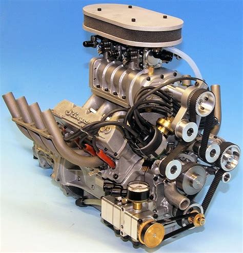 Worlds Smallest Supercharged Four Stroke V8 Engine Auto Car