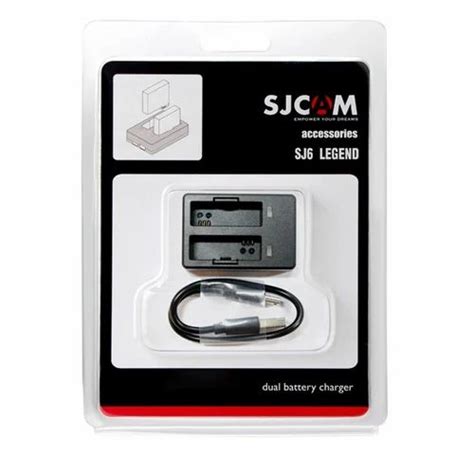 SJCAM SJ6 LEGEND DUAL BATTERY CHARGER at ₹ 1500/piece | Camera Charger ...