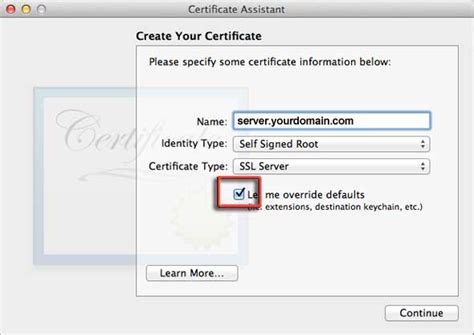 How To Add Install And Configure An Ssl Certificate To Mac Os X 107