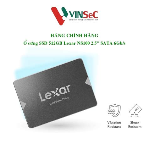 Ổ Cứng Ssd Lexar 512gb Ns100 25 Sata Iii Hàng Chính Hãng Tem