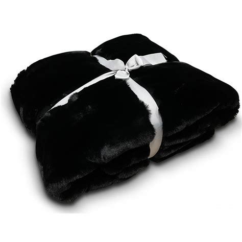 Softy Pläd 130x170 Cm Svart Vit 495 Kr Plädar