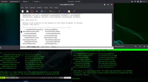 Why Does Gui Emacs Align Text Differently Than Nvim And Emacs Nw