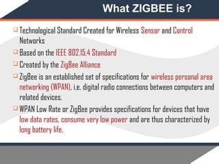 Zigbee Wireless Sensor And Control Network By Vineet PPT