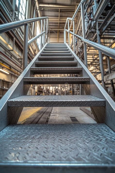 Staircase In Industrial Building Stock Image Image Of Structure Industrial 367084919