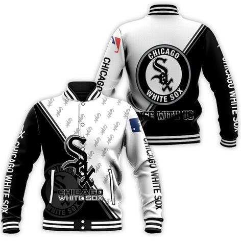 Mlb Chicago White Sox Baseball Team Name And Logo 3d Unisex Varsity Ja
