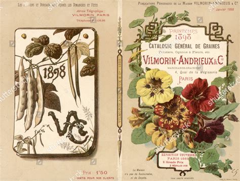 Cover French Seed Catalogue Vilmorin Andrieux Editorial Stock Photo Stock Image Shutterstock