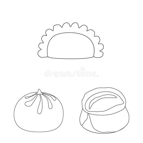 Illustration Vectorielle Du Symbole De La Nourriture Et De La Vaisselle