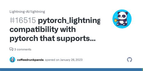 Pytorchlightning Compatibility With Pytorch That Supports Cuda