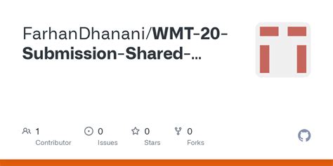 Github Farhandhananiwmt 20 Submission Shared Task Similar Language Translation
