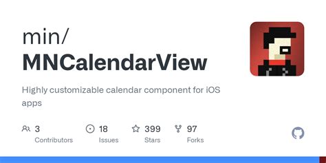 GitHub Min MNCalendarView Highly Customizable Calendar Component For IOS Apps