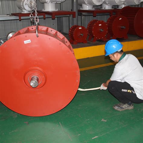 China 100kw 50kw 220v 430v Low Speed Gearless Permanent Magnet
