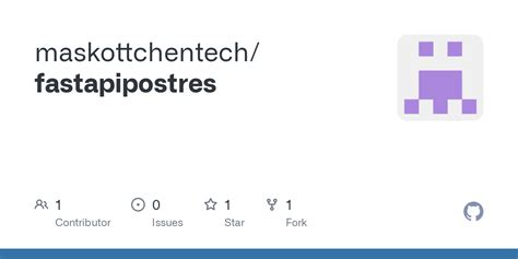 GitHub Maskottchentech Fastapipostres