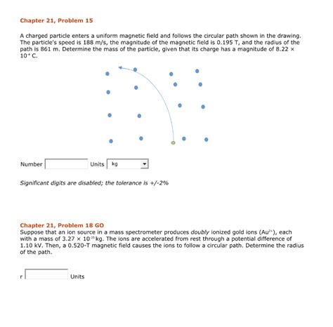 Solved Chapter Problem A Charged Particle Enters A Chegg