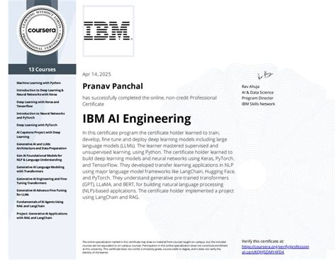 Ibm Aiengineering Dataengineering Genai Langchain Automation… Pranav Panchal