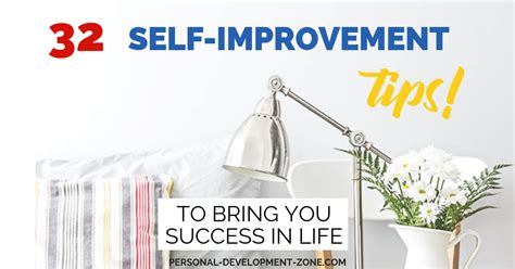 32 Self Improvement Tips To Skyrocket Your Success