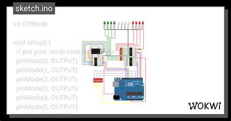 Lighting Project With Logic Chips Wokwi Esp32 Stm32 Arduino Simulator
