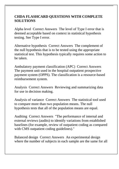 Chda Flashcard Questions With Complete Solutions Chda Stuvia Us