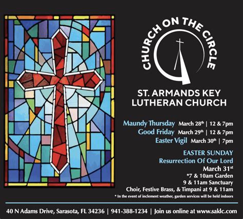 Holy Week And Easter At SAKLC St Armands Key Lutheran Church
