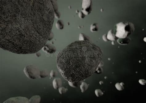 Asteroids Field Stock Illustration Illustration Of Background 31158902