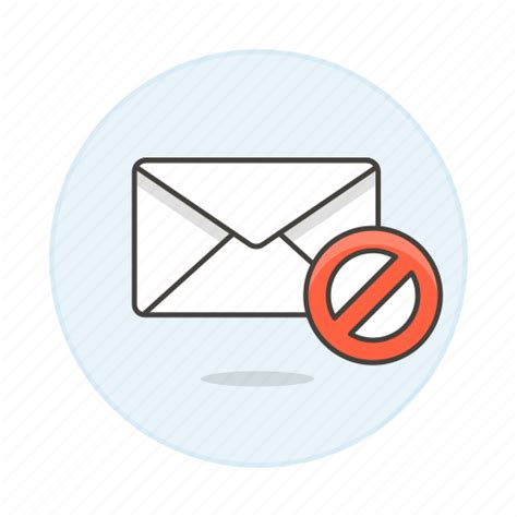 block email envelope junk letter mail spam icon download on