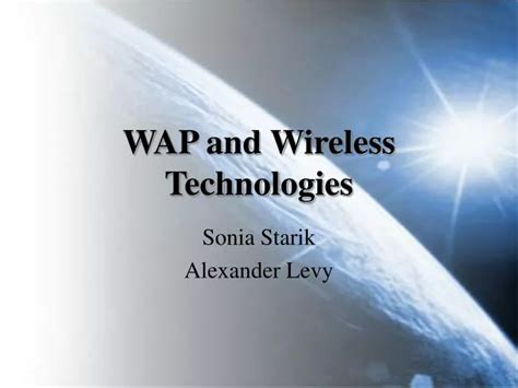Ppt Wap And Wireless Technologies Powerpoint Presentation Free Download Id 5182494