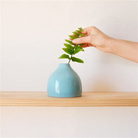 Cala Vase Aqua Blue Saturated Ocean Vibes In A Vase Plantify