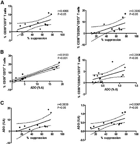 Ectoenzyme Expression Correlates With T Cell Suppression Ability And